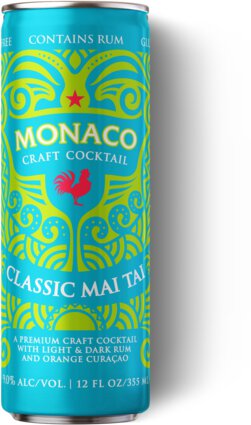 Monaco Cocktail Classic Mai Tai 12oz can – Siesta Spirits