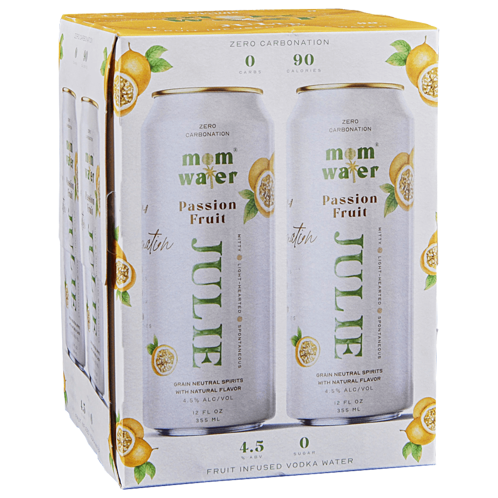 Mom Water Passion Fruit 4 Pack – Siesta Spirits