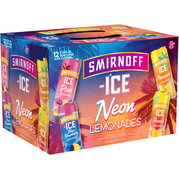 Smirnoff Ice Neon Lemonade 12pk – Siesta Spirits